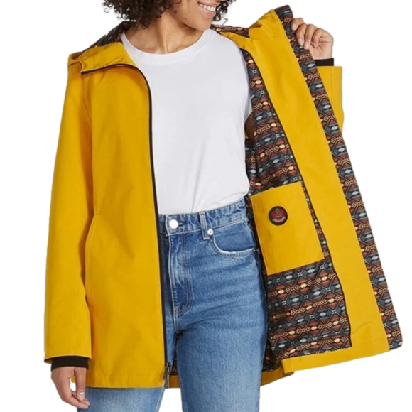 Pendleton | Jackets & Coats | Pendleton Yellow Rain Hooded Jacket Wind ...